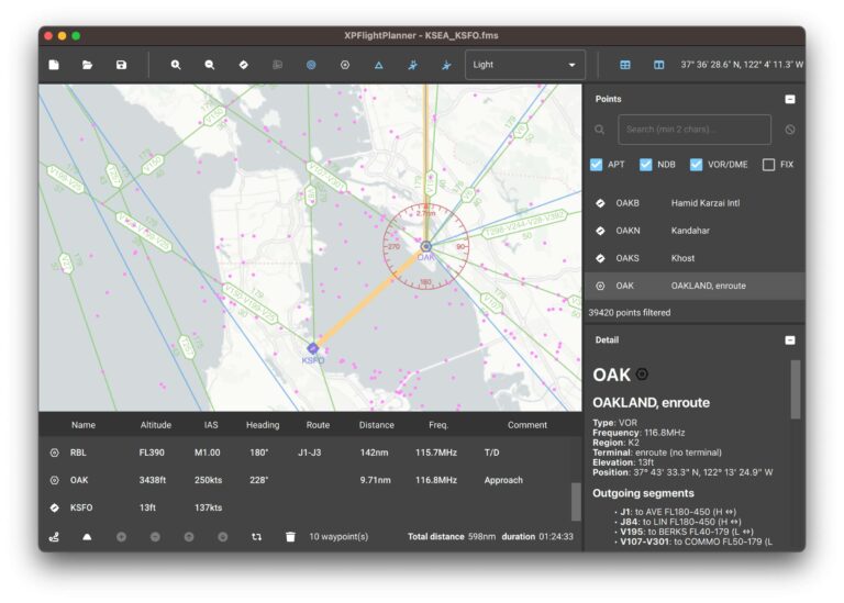 XPFlightPlanner - Free flight planner for X-Plane