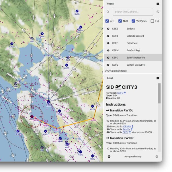 XPFlightPlanner - Announcing SID and STAR procedures