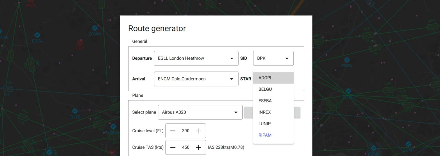 XPFlightPlanner - Introducing version 4.2: SID, STAR, FRA