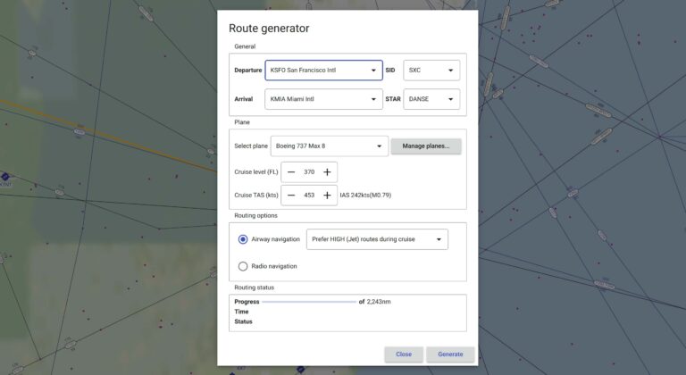 XPFlightPlanner - How to generate a flight plan for X-Plane?