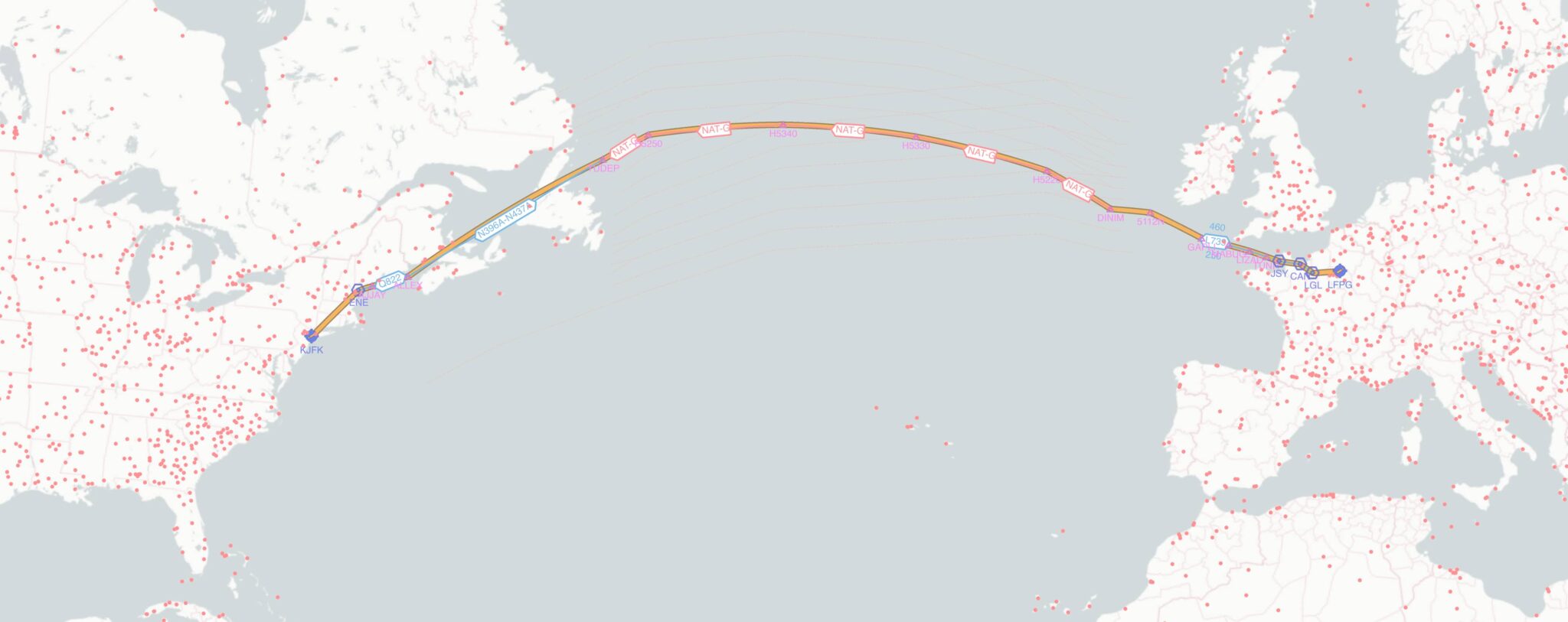 XPFlightPlanner - Oceanic tracks