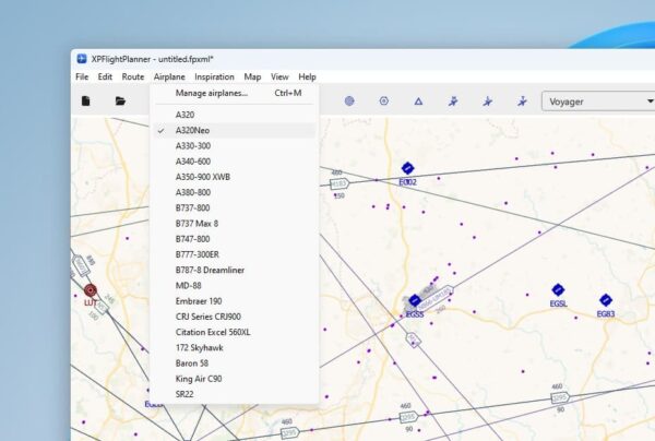XPFlightPlanner - Airplane performance