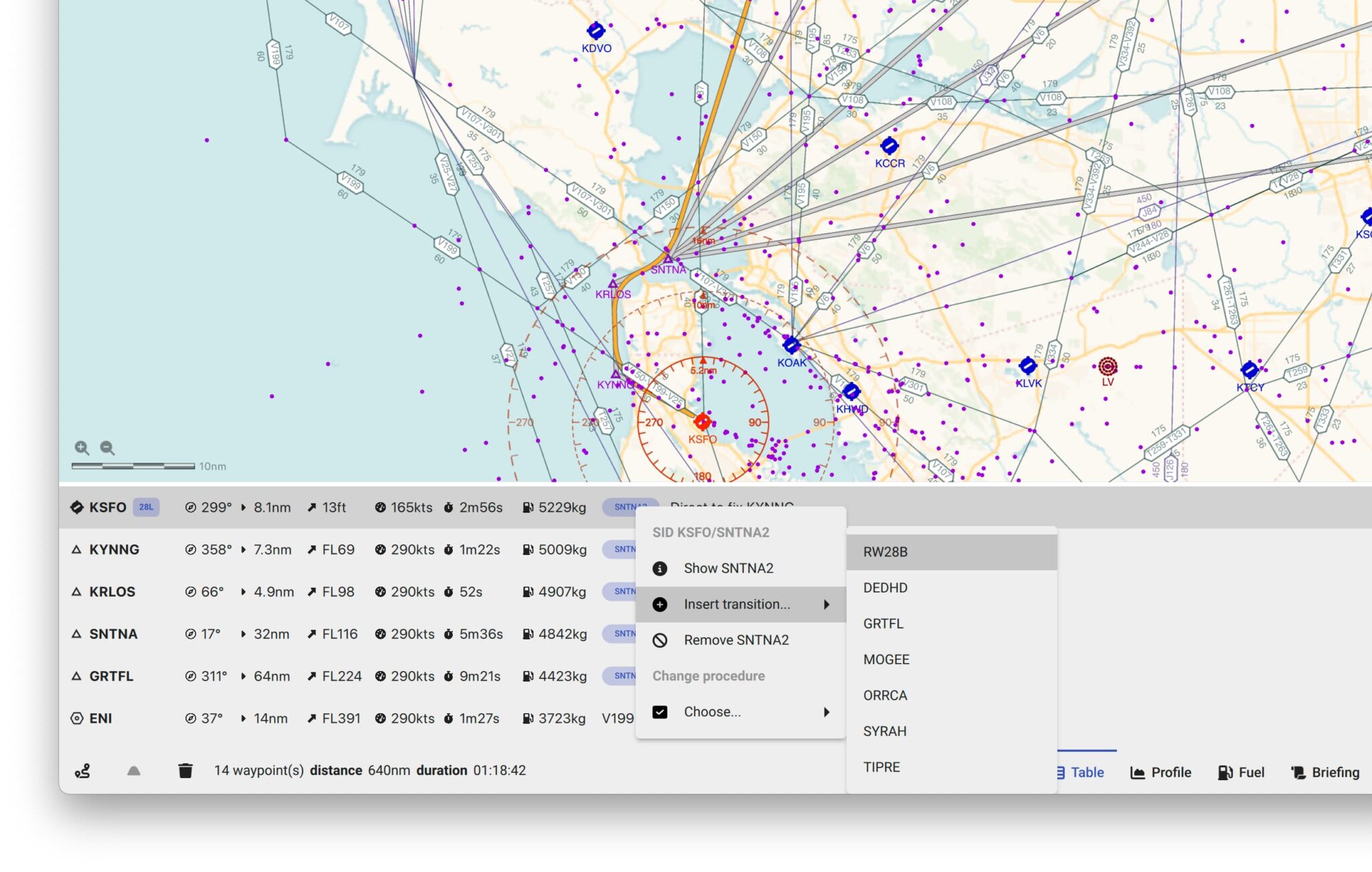 XPFlightPlanner - SID/STAR procedures