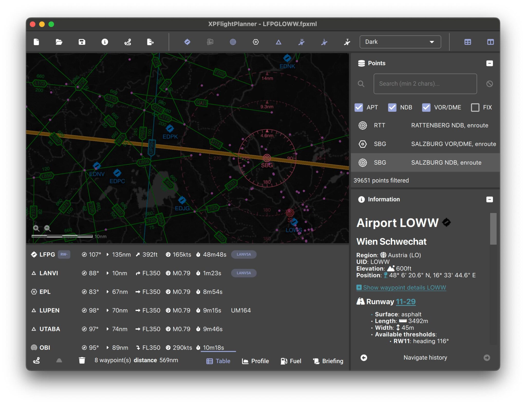 XPFlightPlanner - Begin with the user interface
