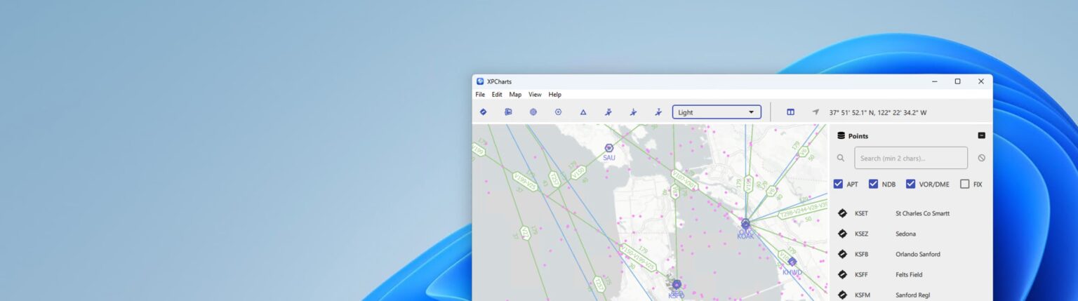 XPFlightPlanner - Download XPCharts free maps for X-Plane